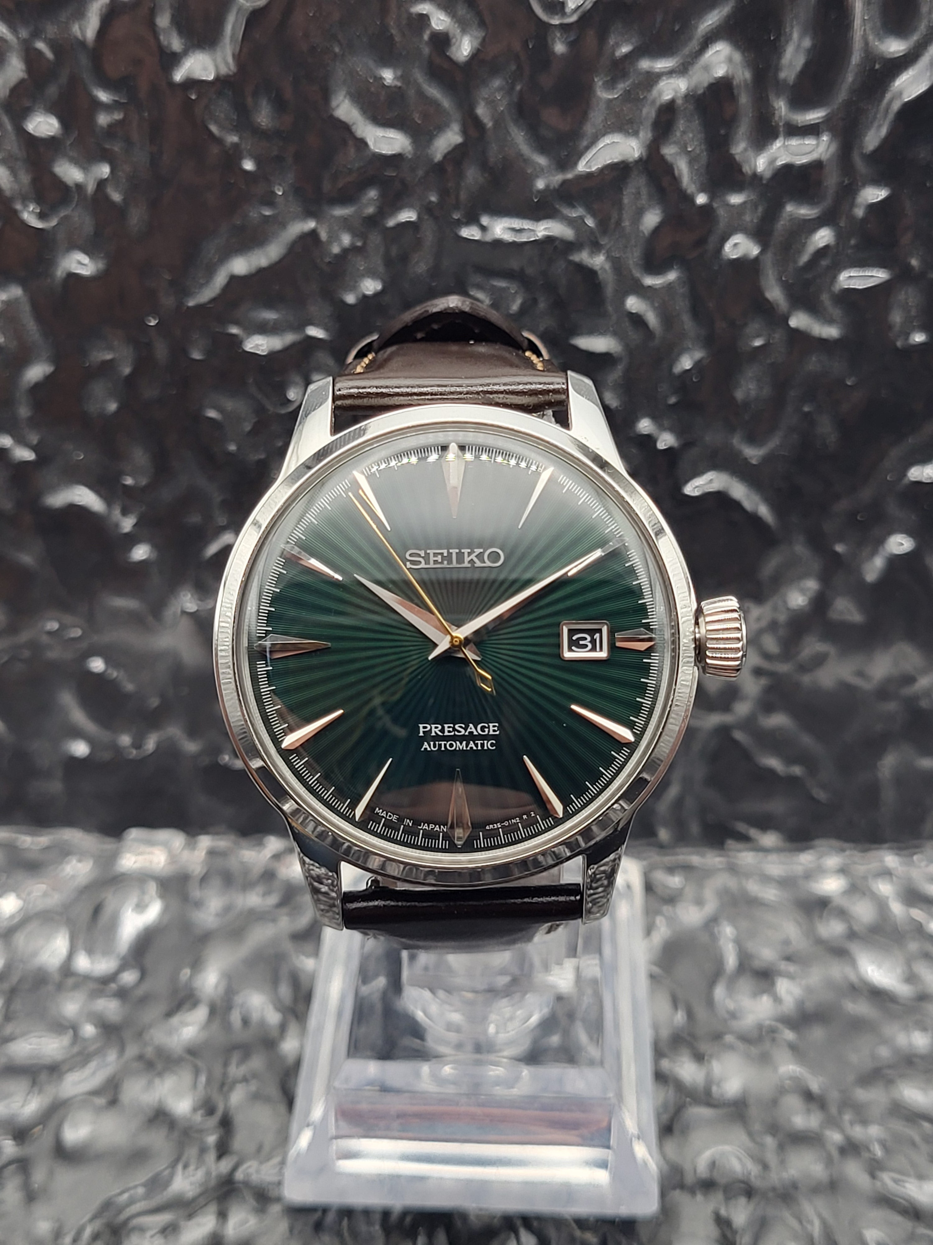 Seiko Presage SRPD37J1 - Cocktail Time - Mojito – Red Robin Watches