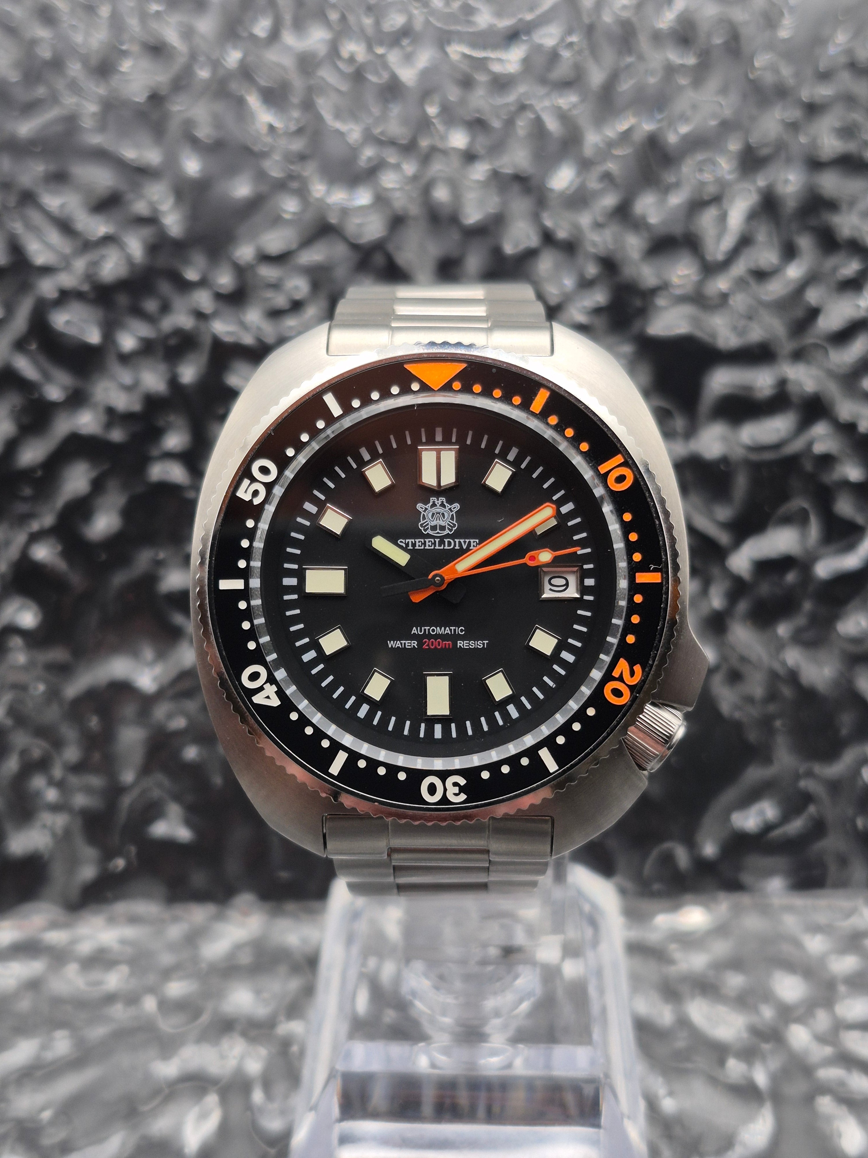 Steeldive Captain Willard Ref. SD1970C Full Set Automatic NH35 Diver ...